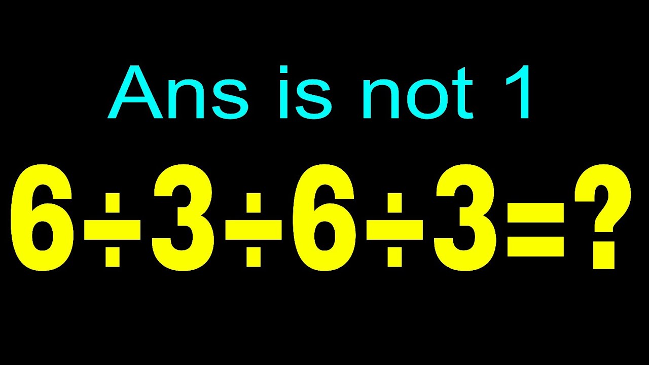 This Simple Math Problem Is Breaking The Internet | Maths Problem Solving