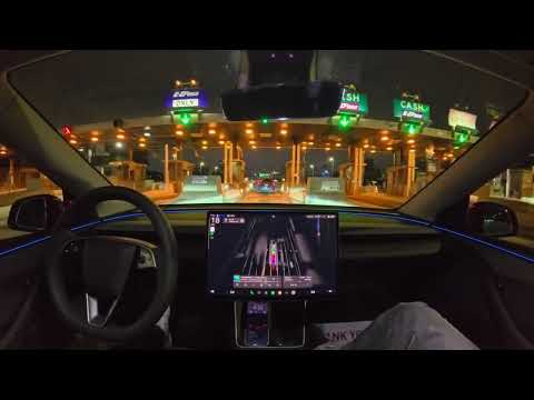 Raw 1x: Tesla FSD Drives from Newark Airport to Midtown Manhattan with Zero Interventions