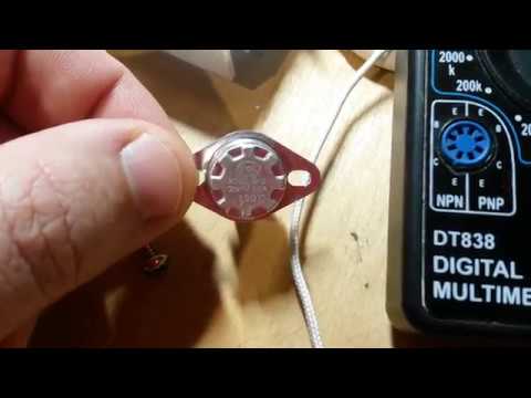 KSD302 130 degrees Celsius Ceramic Normally Closed Thermostat