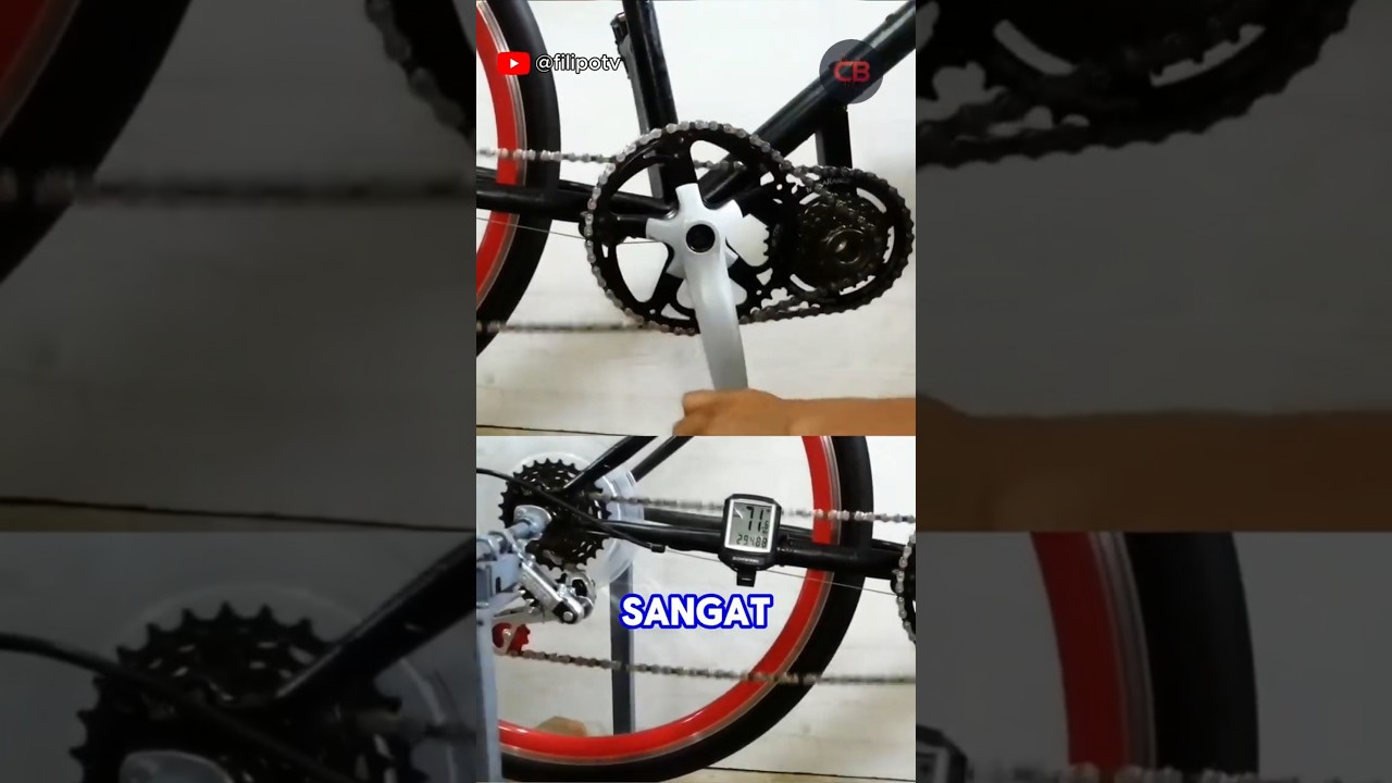 Sepeda ini dapat melaju sangat kencang