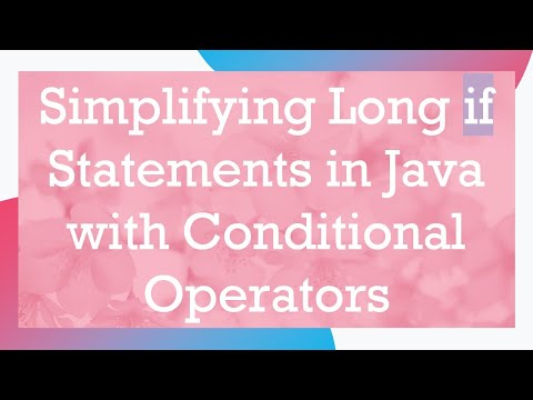 Simplifying Long if Statements in Java with Conditional Operators