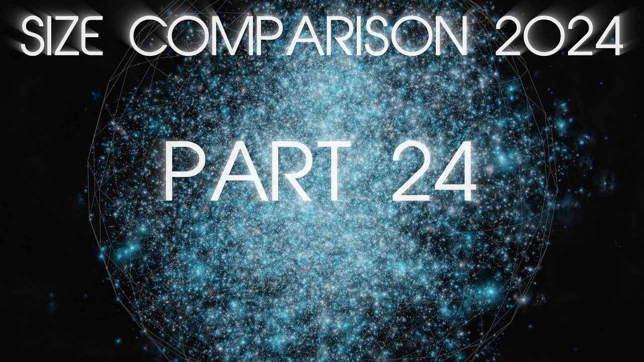 Size Comparison 2024 (Part 24) 4K 60FPS 3D