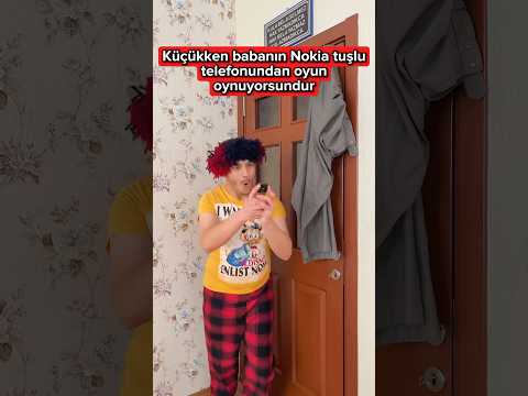 Küçükken Nokia tuşlu telefonlarından oyunlar oynamak🥹