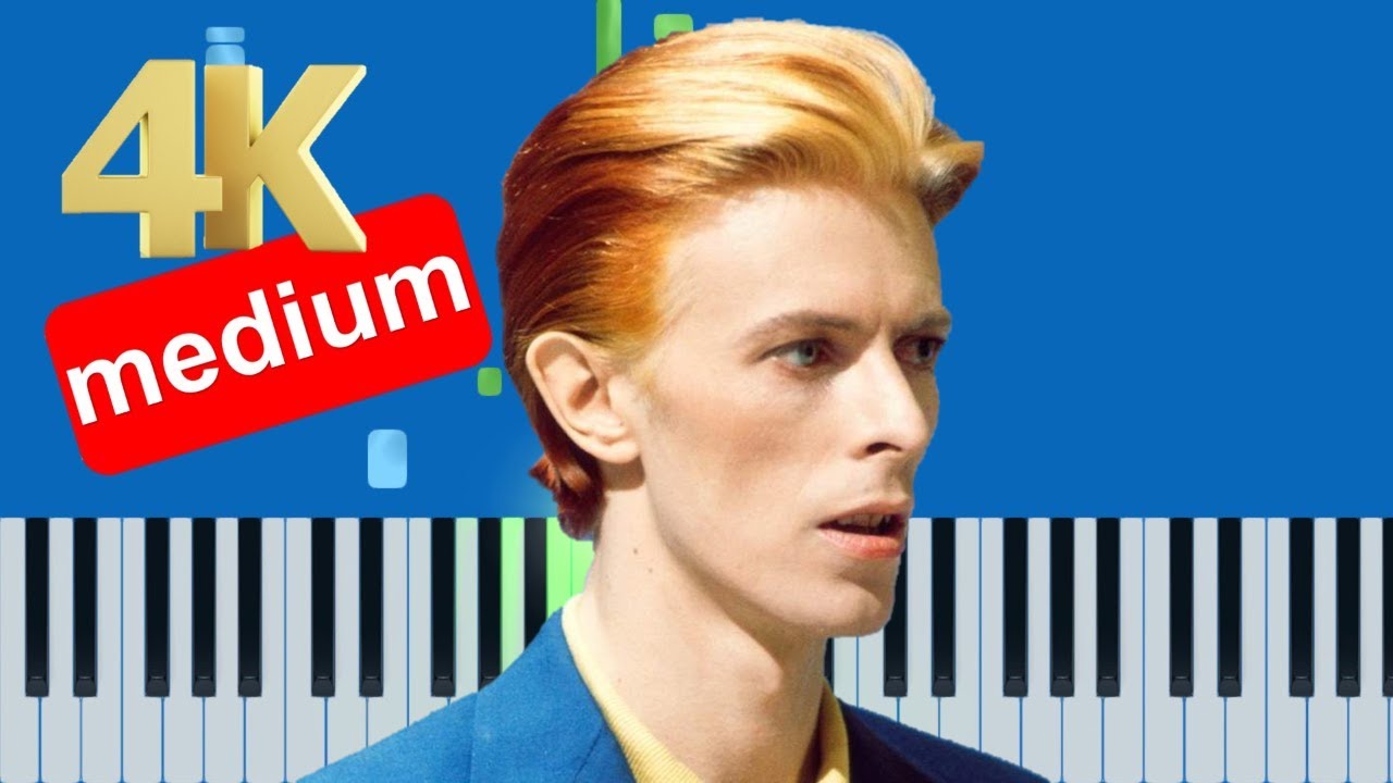 David Bowie - Changes (Medium) Piano Tutorial 4K