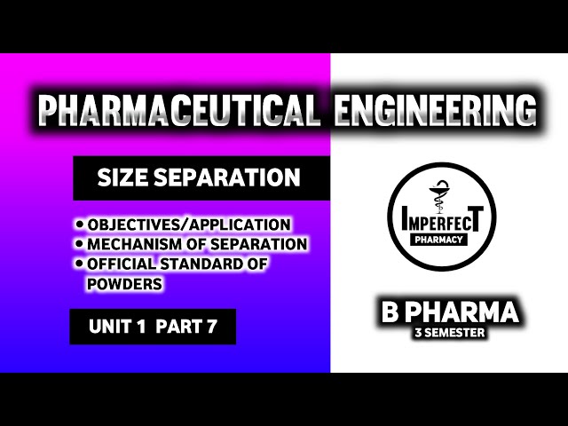 Understanding Size Separation in Pharmaceutical Processes | Galaxy.ai ...