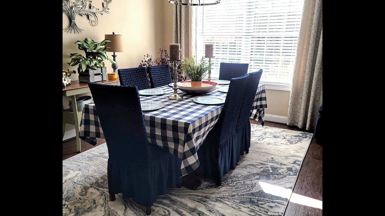 What Size Tablecloth For 6 Foot Table | Round Tablecloth | Plaid Tablecloth | All Cotton and Linen