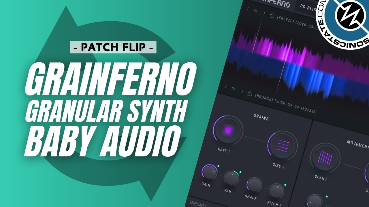 Baby Audio GRAINFERNO - Granular Sampler - PatchFLIP