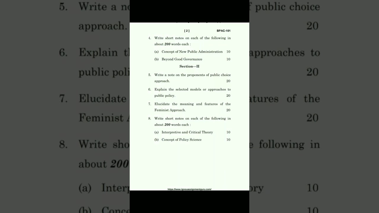BPAC 101 PREVIOUS QUESTION PAPER DECEMBER 2020 #shorts #short #ignou #ignouquestionpaper