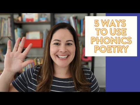 Phonics Poems for a Kindergarten, First and Second Grade Classroom // 5 ways to use phonics poetry
