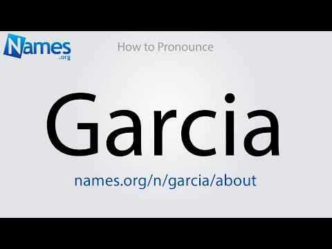 How to Pronounce Garcia