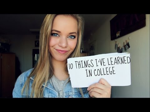 10 things I learned my first semester of college // my advice to you