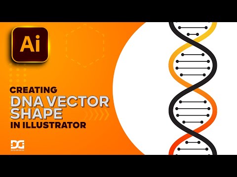 DNA LOGO in Adobe Illustrator CC 2020 | Illustrator Tutorial