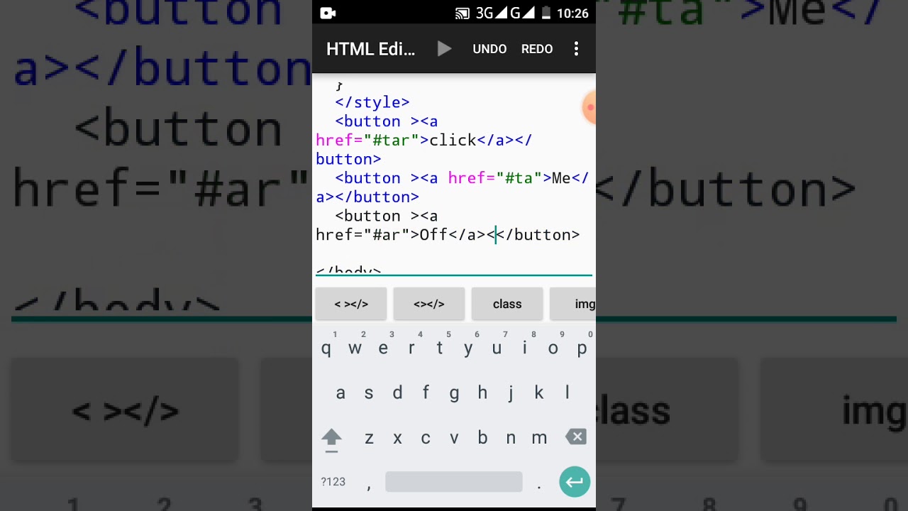 Target attribute -simplified || mobile HTML