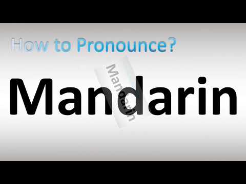 How to Pronounce Mandarin