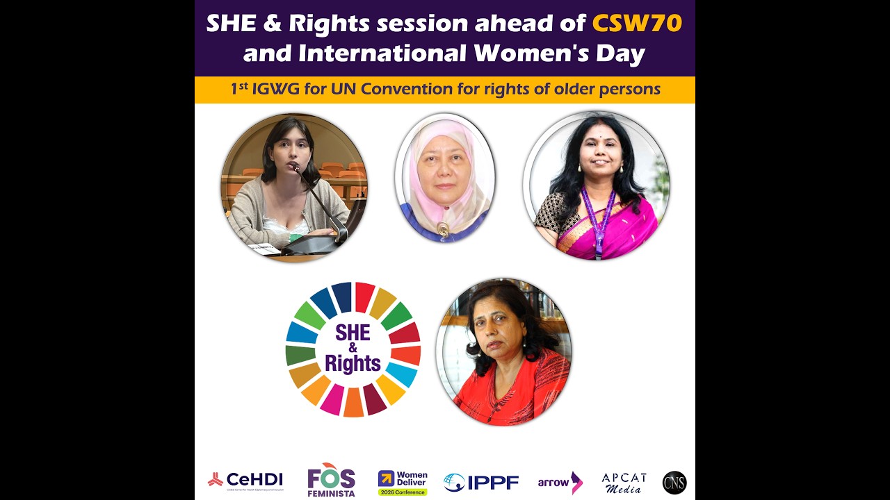 #GenderEquality #Now: SHE & Rights session ahead of CSW70 & International Women's Day #IWD2026 #IWD