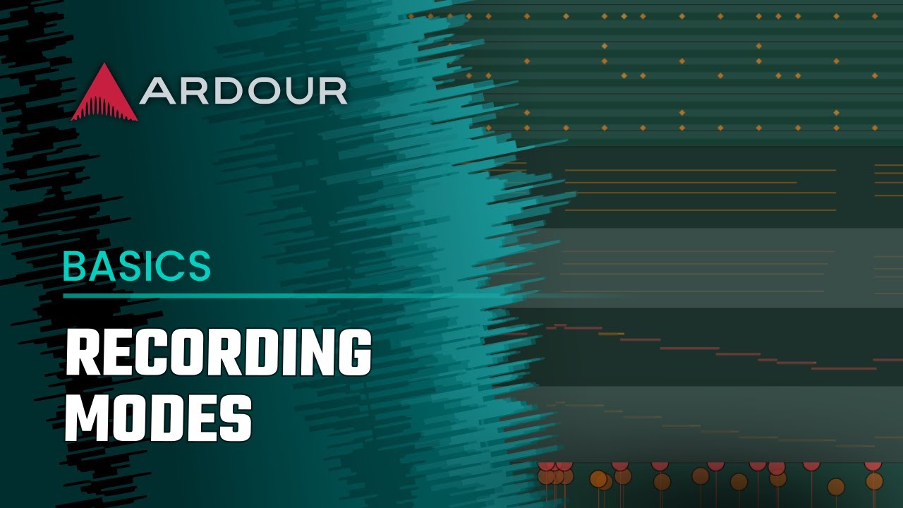 Recording modes in Ardour