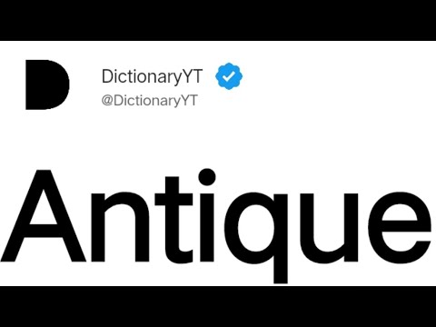 Antique Meaning in English