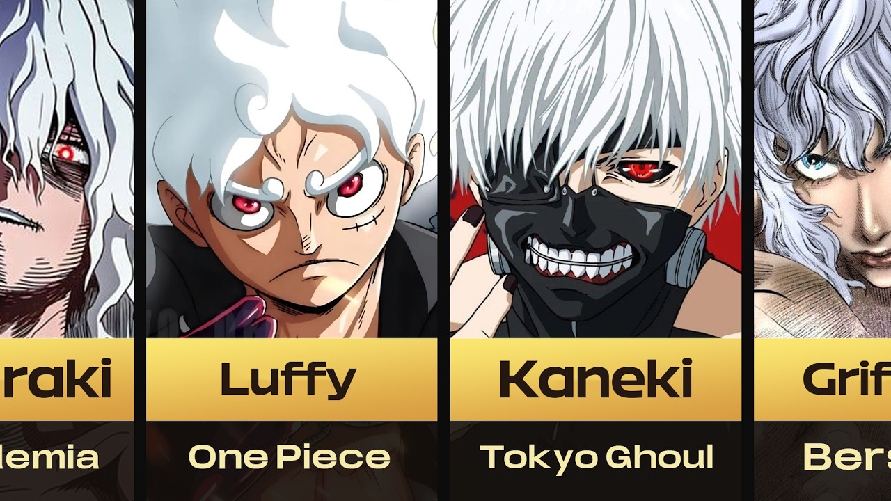 TOP 50 White Hair Anime Characters