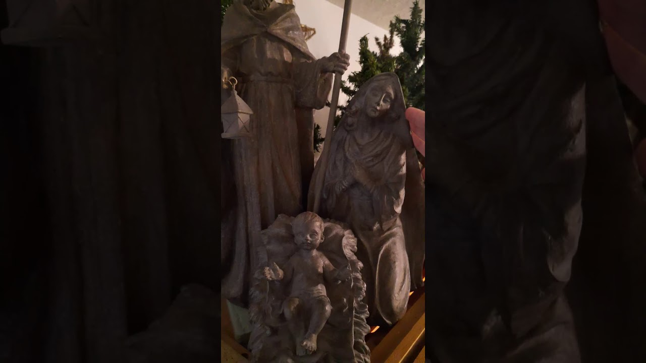Large Plaster Nativity