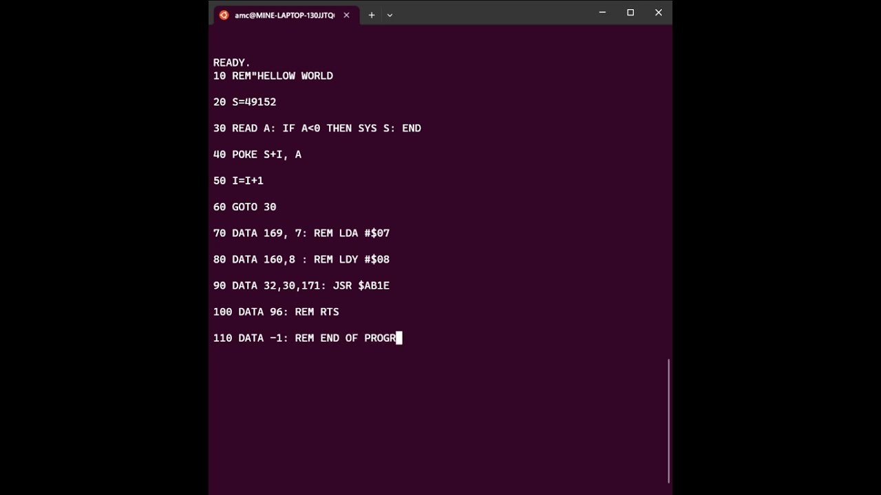 Commodore 64 BASIC V2 - 