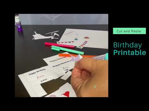 Free Printable for Homemade Birthday Card