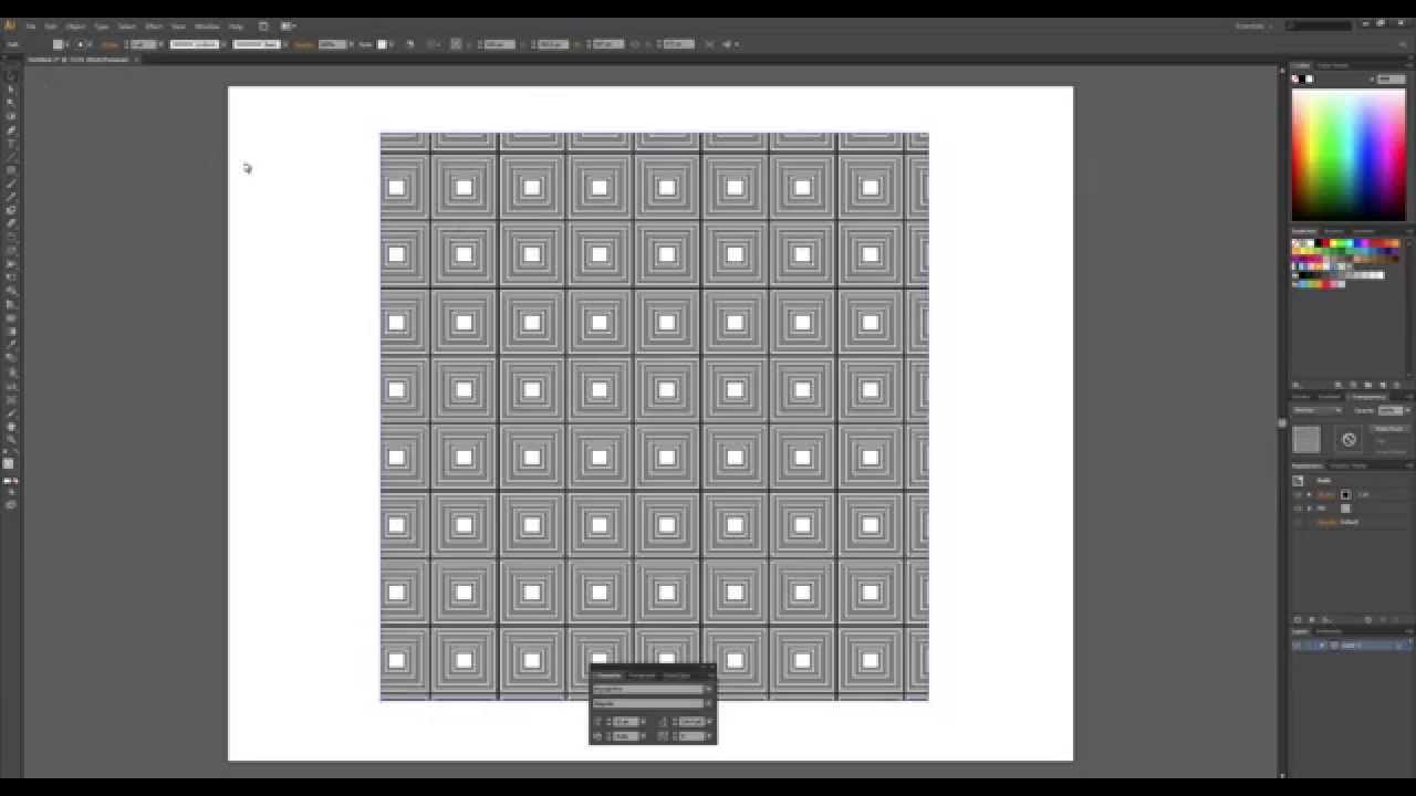 How to create a geometric seamless vector pattern