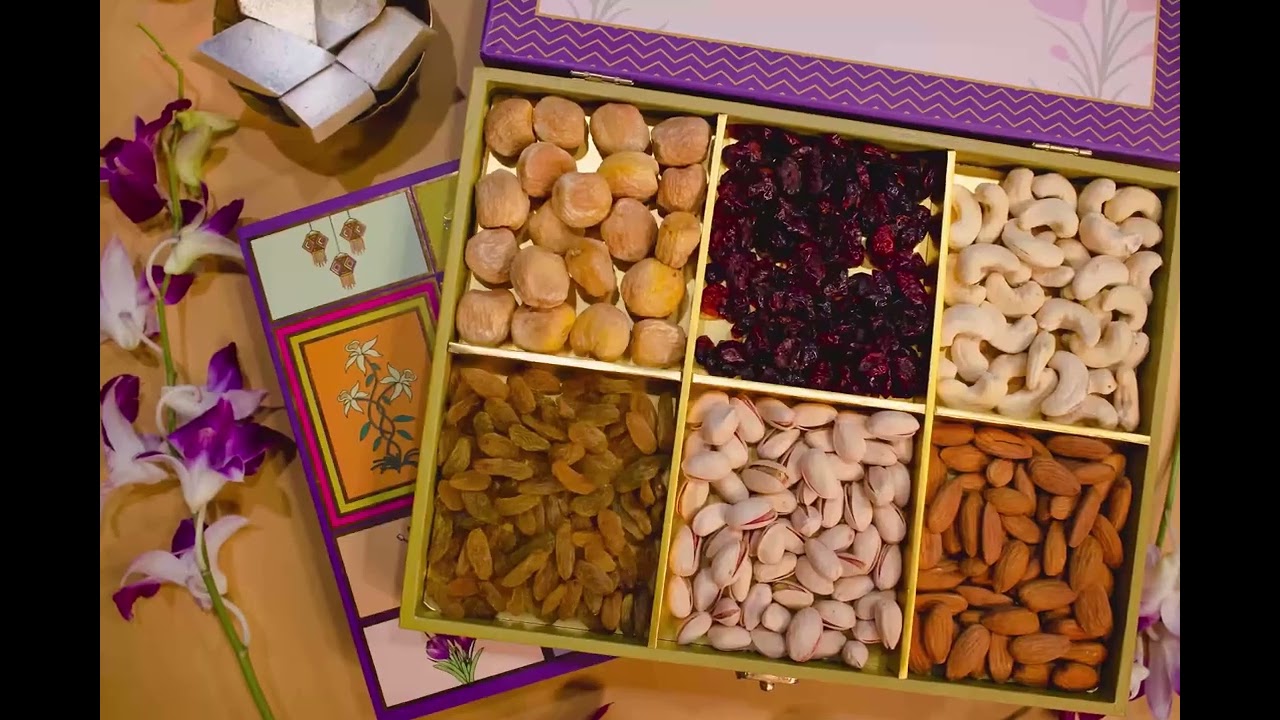 Delightful Diwali: Unboxing Premium Assorted Dry Fruits Gift Box with Anand