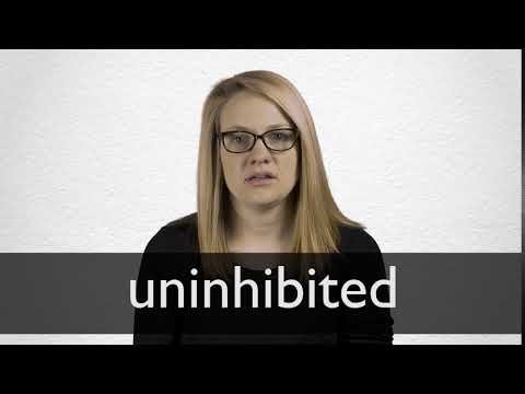 How to pronounce UNINHIBITED in British English