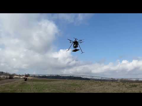 Microwave Radiometer first flight test.