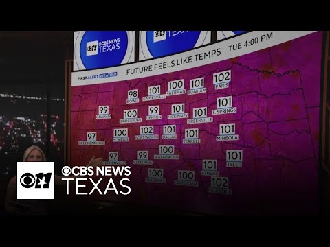 Rain chances around the metroplex are near zero at temperatures stay hot