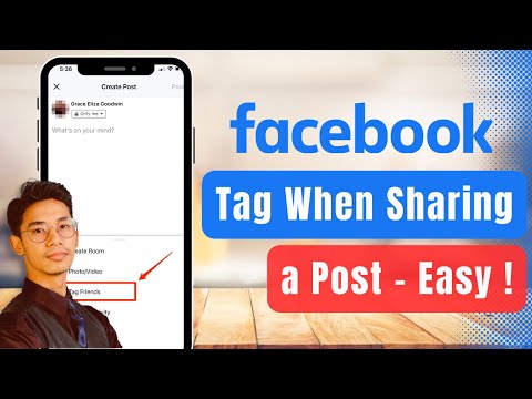 How to Tag Someone on Facebook When Sharing a Post !