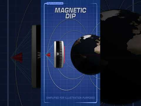 Magnetic dip. #aviation #magneticdip #pilot