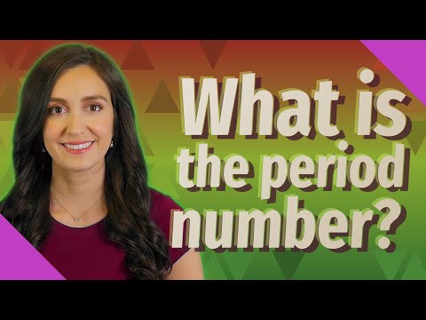 What is the period number?