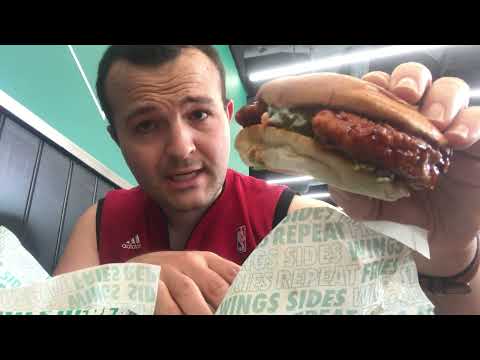 Wing Stop Nottingham Opening Day. Food review Big Flavour Burger and Slaw