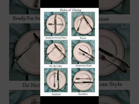 Common English Vocabulary | 10 Essential Rules of Fine Dining #shorts