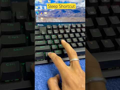 Computer Shortcut Key for Sleep Mode #keyboard #shortcutkeys #sleep #trending #windows #shorts