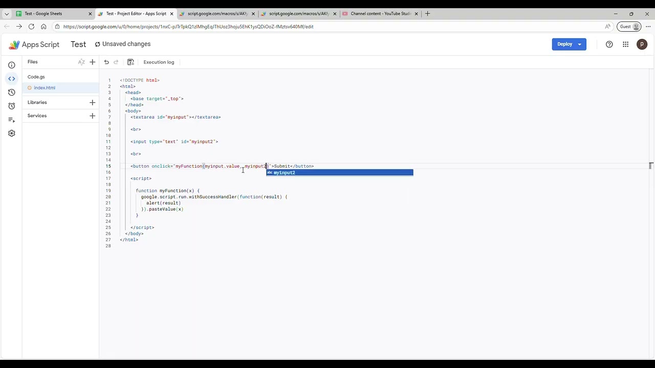 09 - Multiple input fields submit more than one value