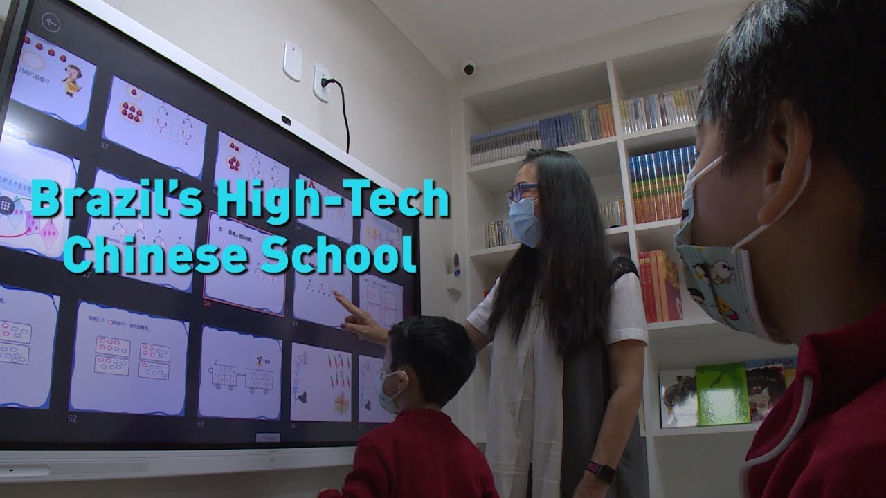 Teacher creates high-tech international Chinese school in Brazil