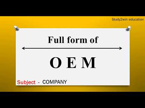OEM ka full form | Full form of in English | Subject - COMPANY