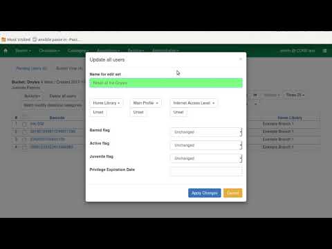 On the Road to 3.0: Patron Buckets – Evergreen ILS