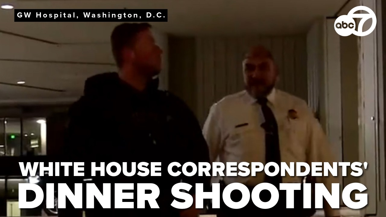 Tom Roussey reports from GW Hospital after White House Correspondents' Dinner shooting