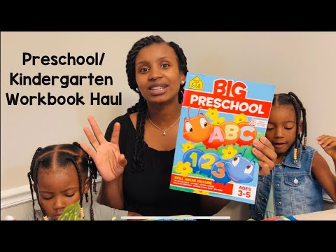 Affordable Preschool and Kindergarten Curriculum Workbooks | Mini Amazon + Target Haul