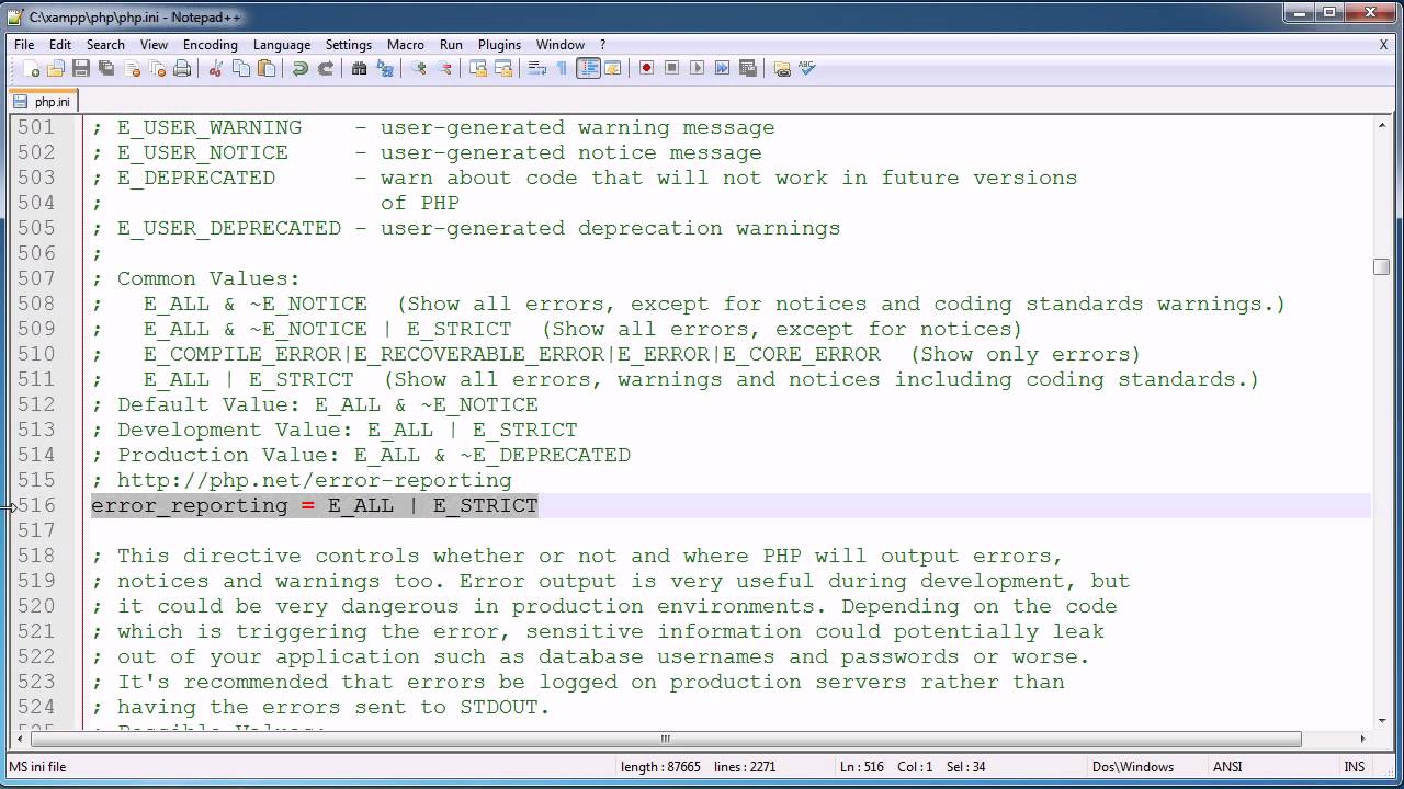 PHP Tips: Error Reporting