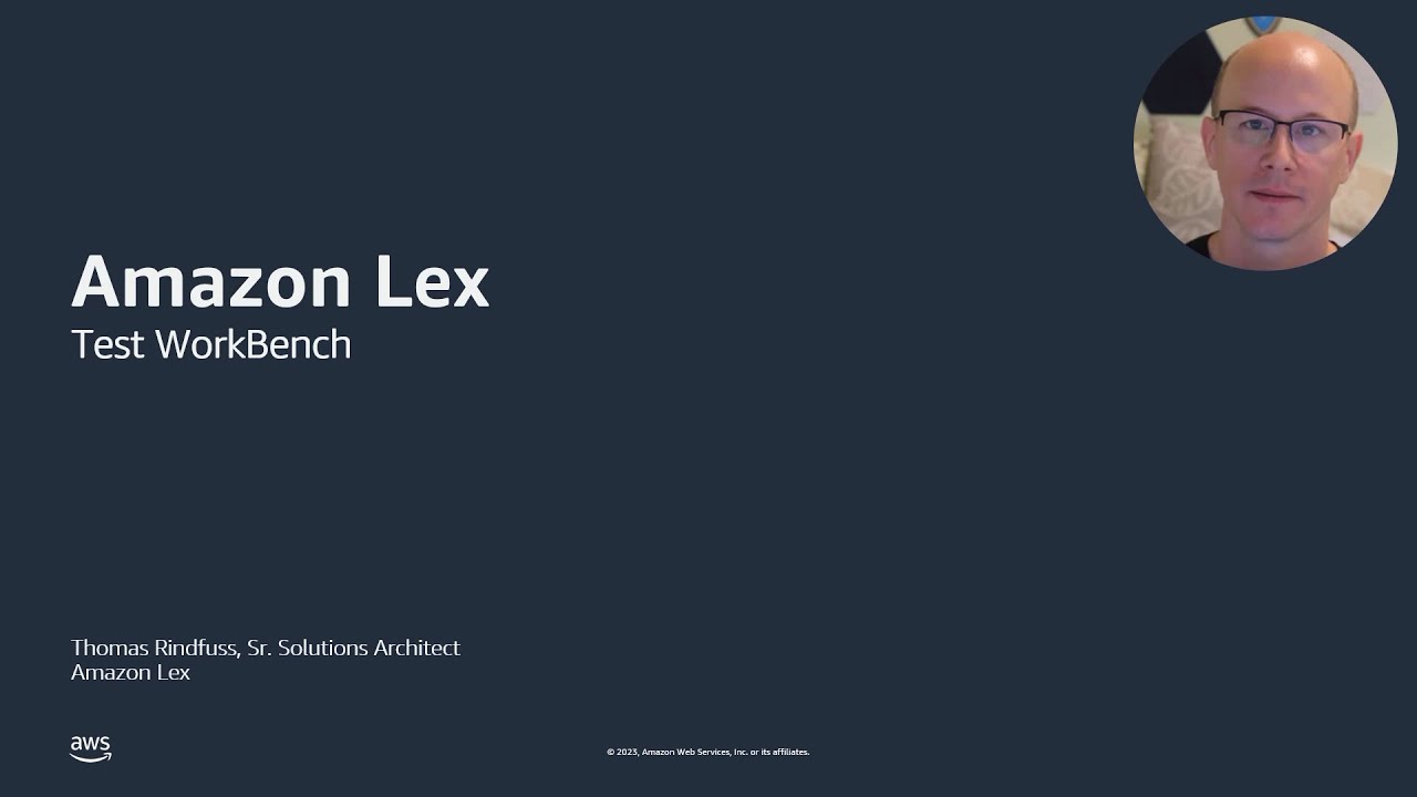 Amazon Lex Test Workbench | Amazon Web Services