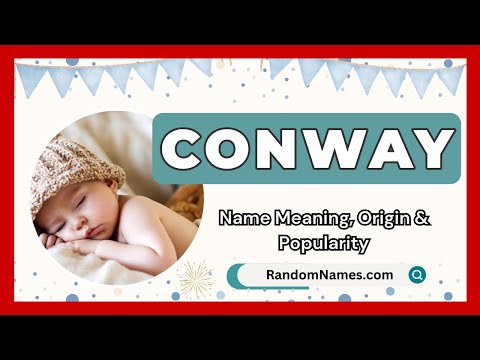 Conway - Baby Boy Name Meaning, Origin & Popularity - RandomNames.com