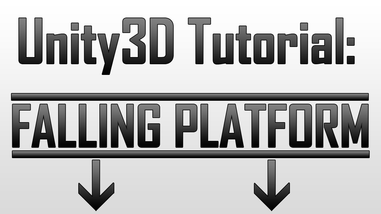 [Unity4] Creating a falling platform (JavaScript)