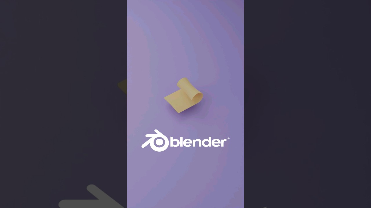 Paper 3D Animation | Quick Tutorial | Blender 3.6