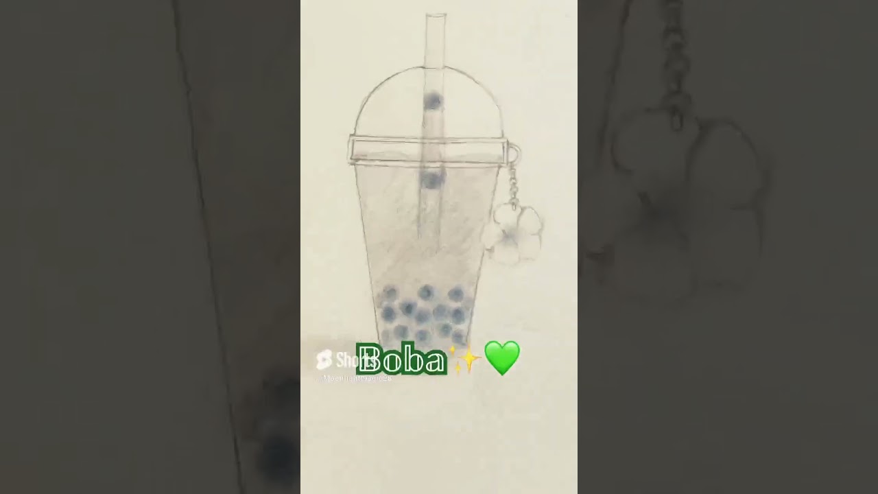 Boba Bubble Tea #drawing #boba #bubbletea #bobadrink