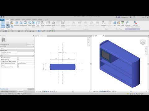 REVIT FAMILY CREATION TUTORIAL – BOOKCASE – PART 10: APPLYING MATERIALS ...