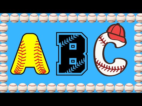⚾Baseball Letters Alphabet Song for Kids | Fun ABC Learning with Baseball
